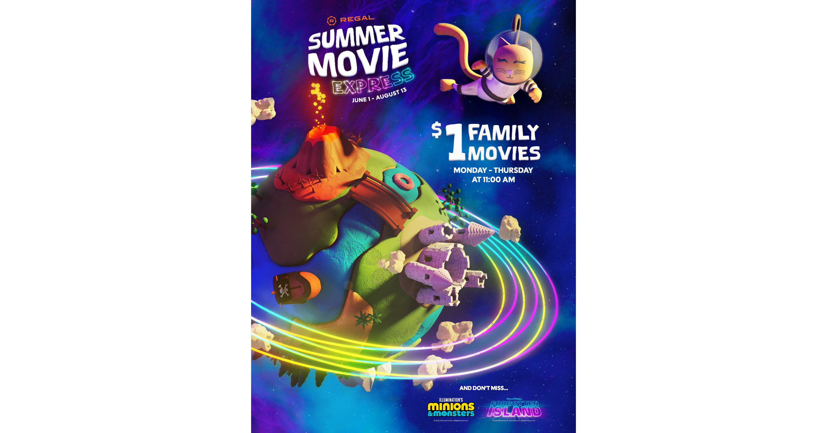 Eleven Weeks of $1.00 Family-Friendly Films Scheduled for Summer Movie ...