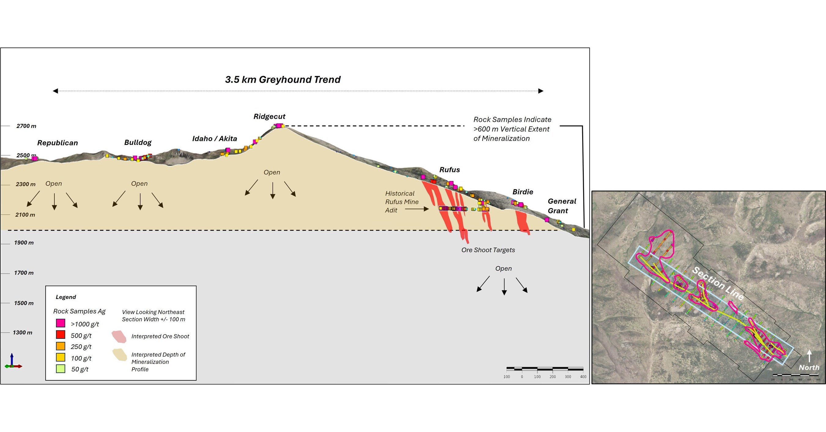 METALLIS ADVANCES GEOLOGICAL INTERPRETATION OF GREYHOUND SHEAR AND ...