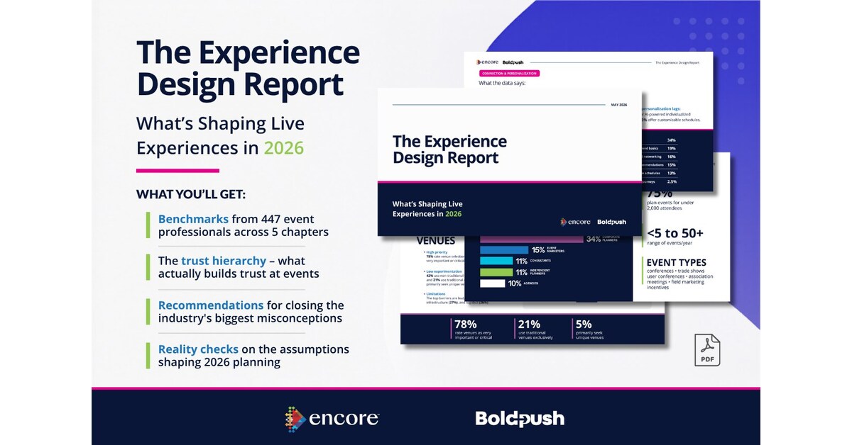 Encore and Boldpush Release 2026 "Experience Design Report, Shaping ...