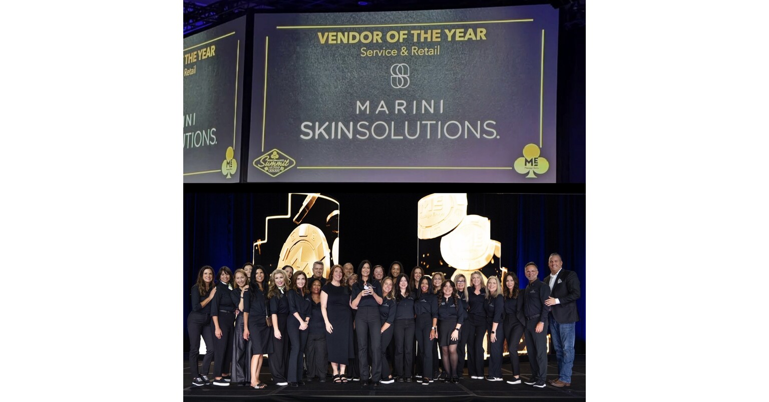 Marini SkinSolutions® Honored with Vendor of the Year Award at the 2026 ...
