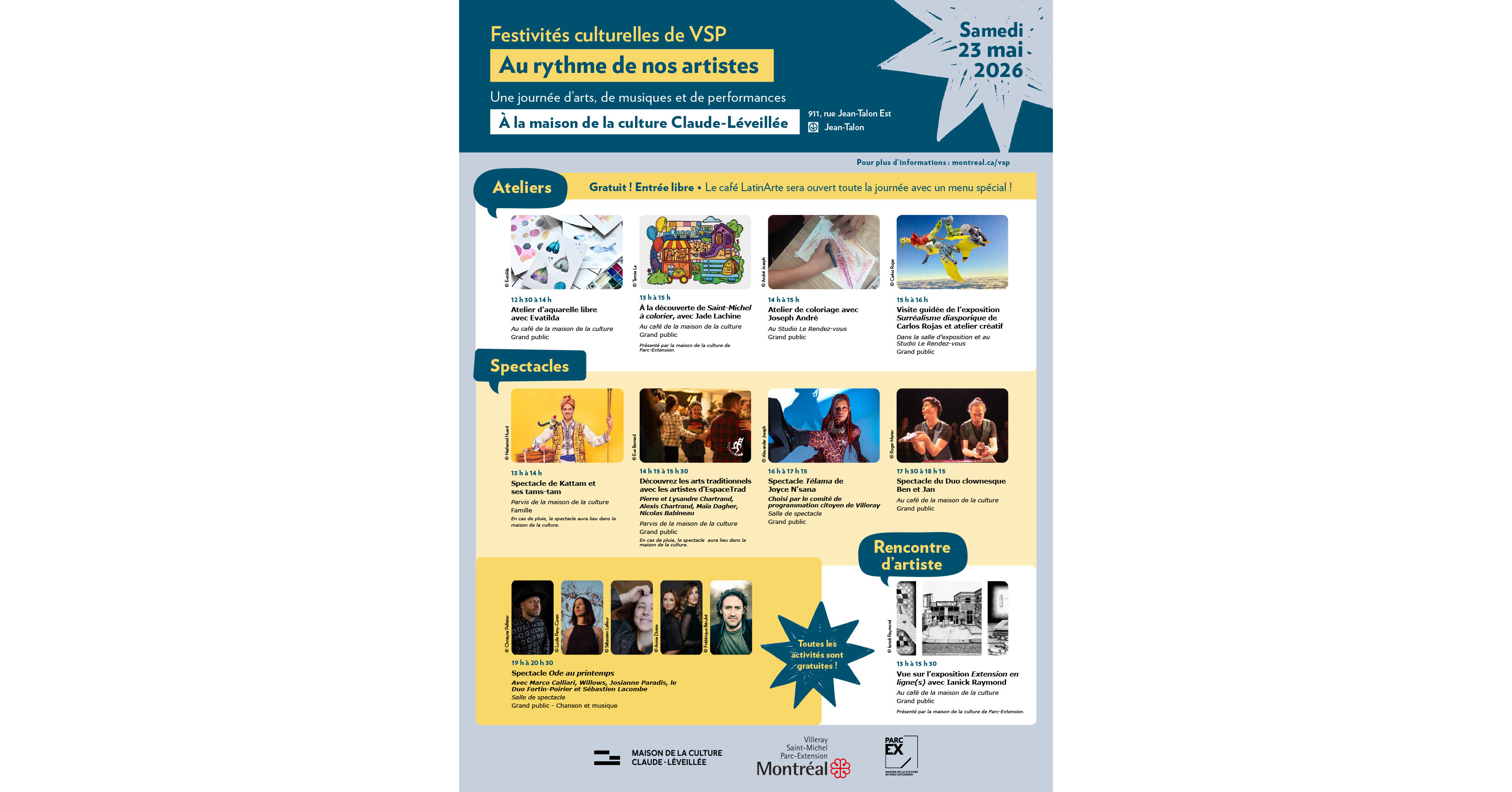 Villeray-Saint‑Michel-Parc‑Extension lance les Festivités culturelles ...