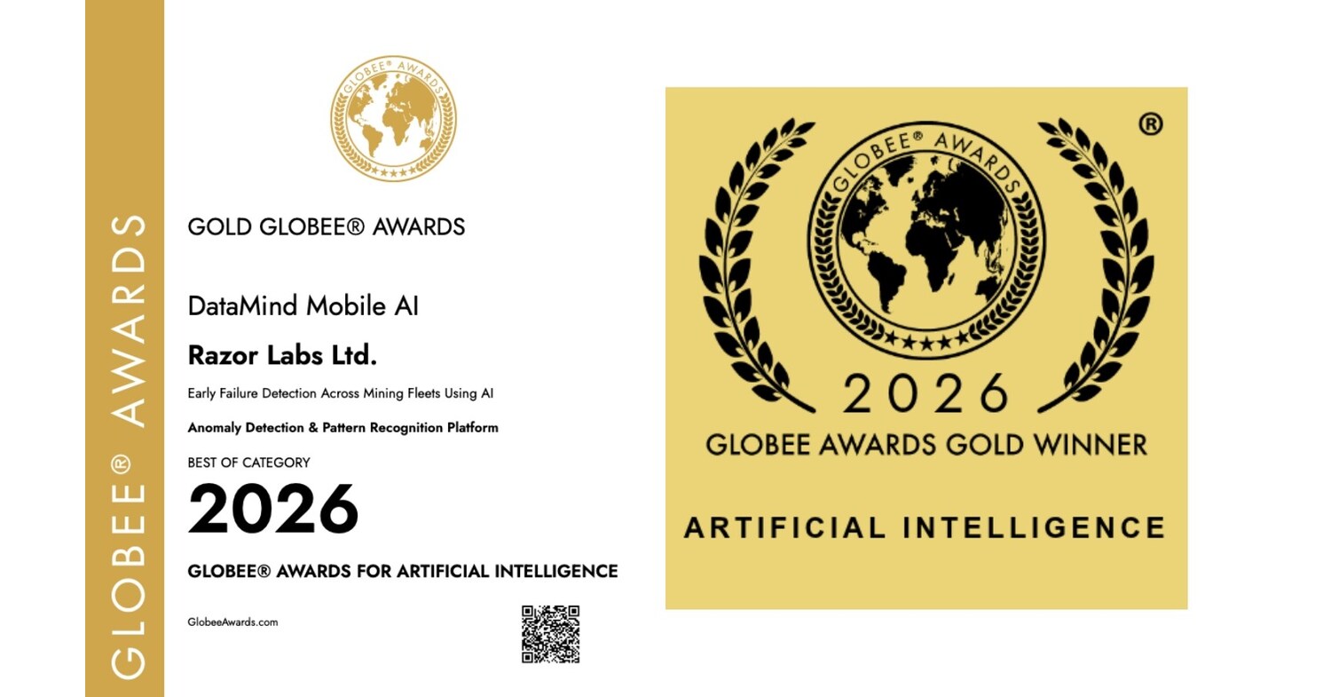 Razor Labs Wins Gold Globee® Award for AI Innovation in Mining Fleet ...