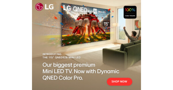 LG ELECTRONICS LAUNCHES 2026 QNED EVO MINI LED TV LINEUP, HEADLINED BY ...