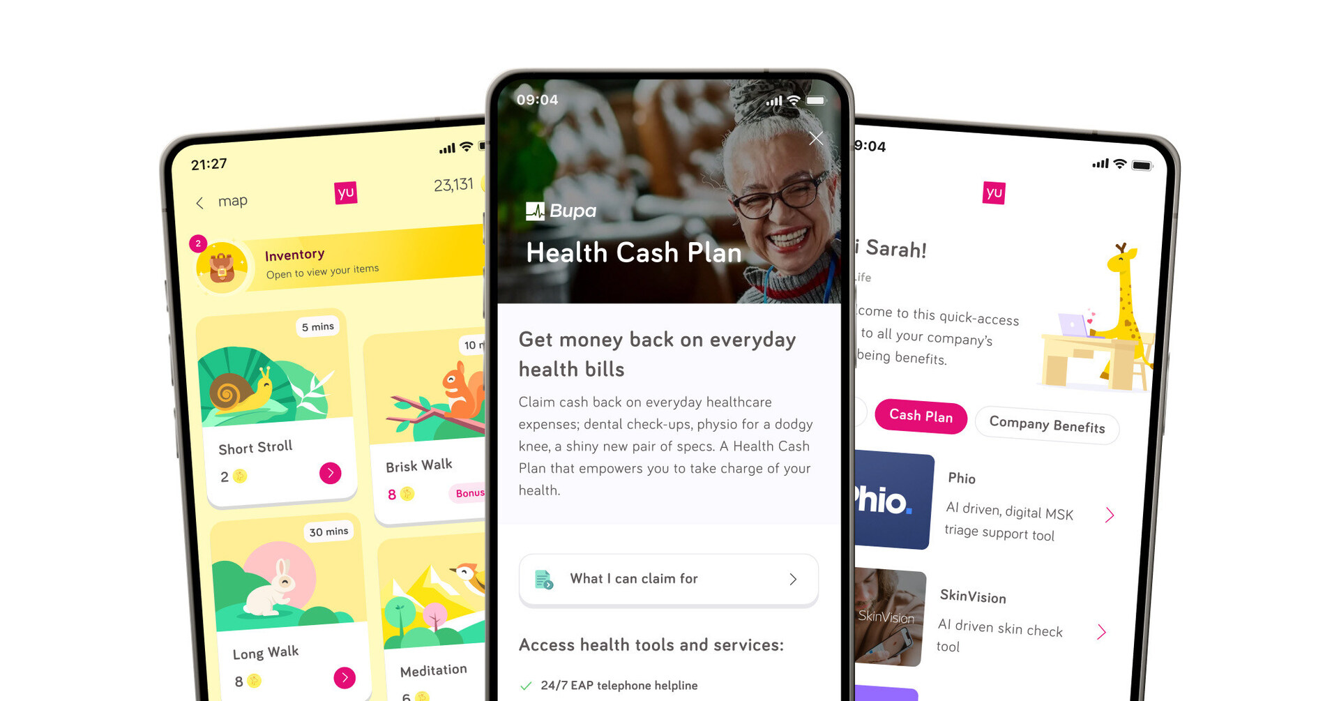 Bupa and YuLife launch innovative Cash Plan to improve workplace health
