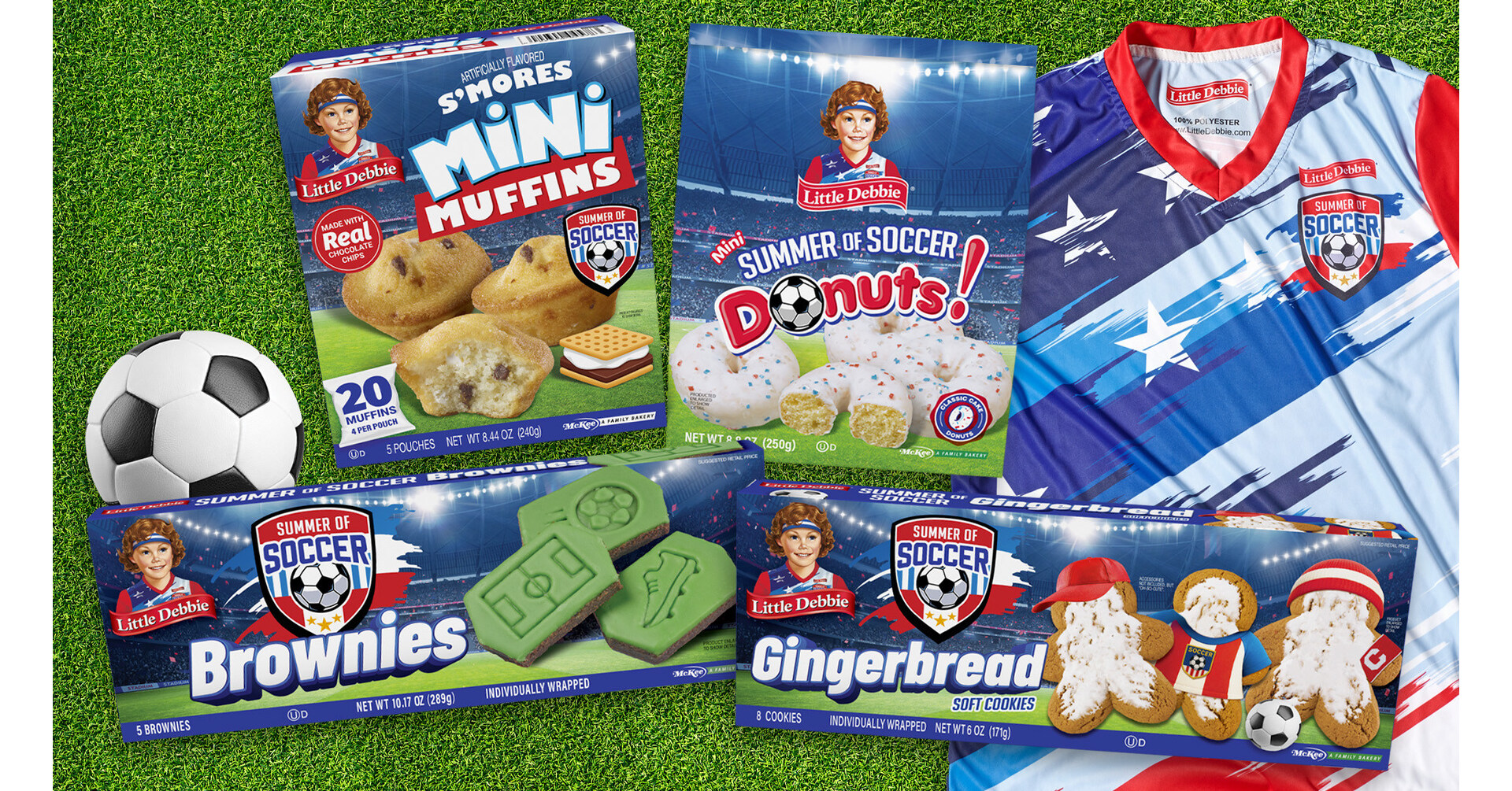 Little Debbie® Kicks Off "Summer of Soccer" with New Treats, Fan Gear ...