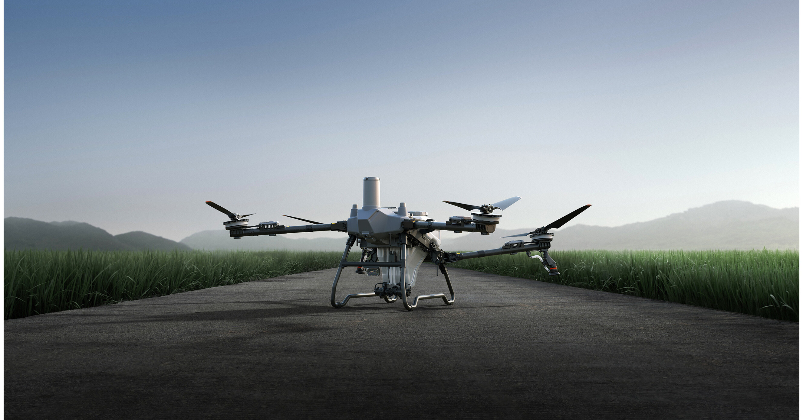 DJI Agriculture Debuts Agras T55 and T100 Dual Battery Spraying System ...
