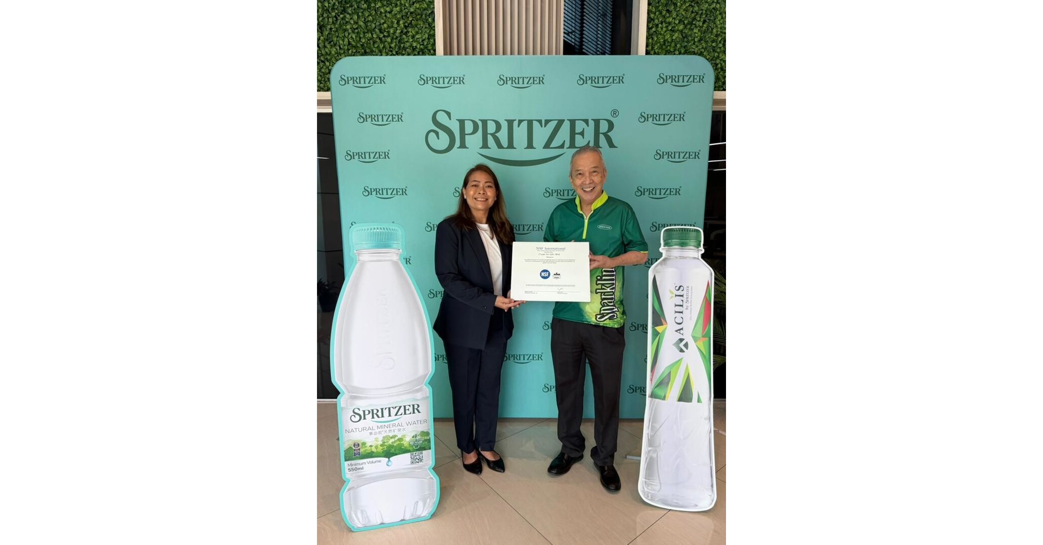 Spritzer Jenama Air Botol Pertama di Malaysia yang Disahkan oleh NSF ...