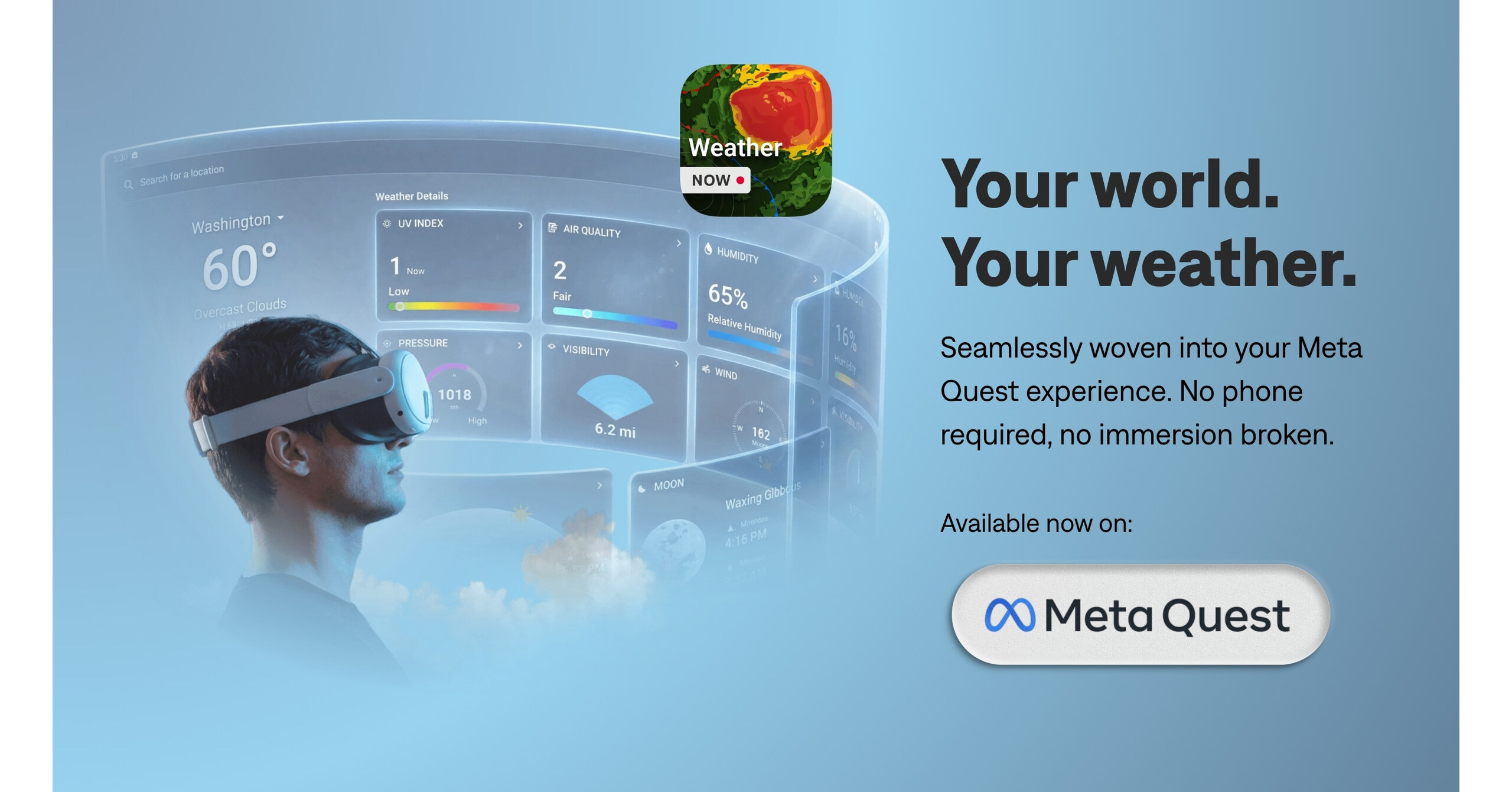 Eightpoint's Weather Now Launches on Meta Quest, Bringing Weather Into ...