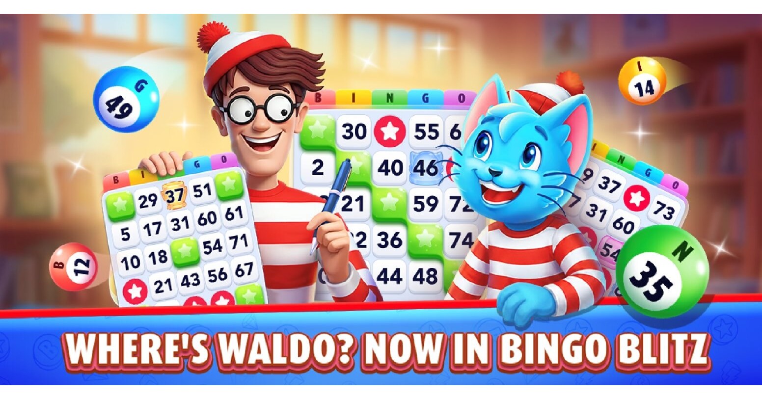 You Can Now Find Waldo Hidden Inside Bingo Blitz In Brand New Partnership