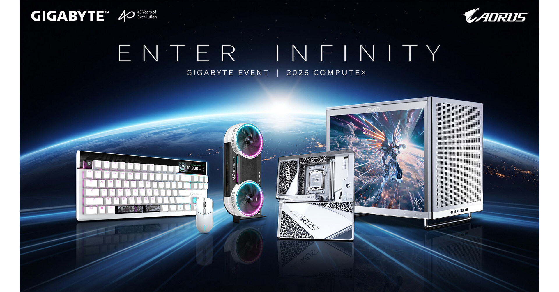GIGABYTE EVENT เปิดตัวผลิตภัณฑ์ใหม่อย่างเต็มรูปแบบในธีม "ENTER INFINITY ...