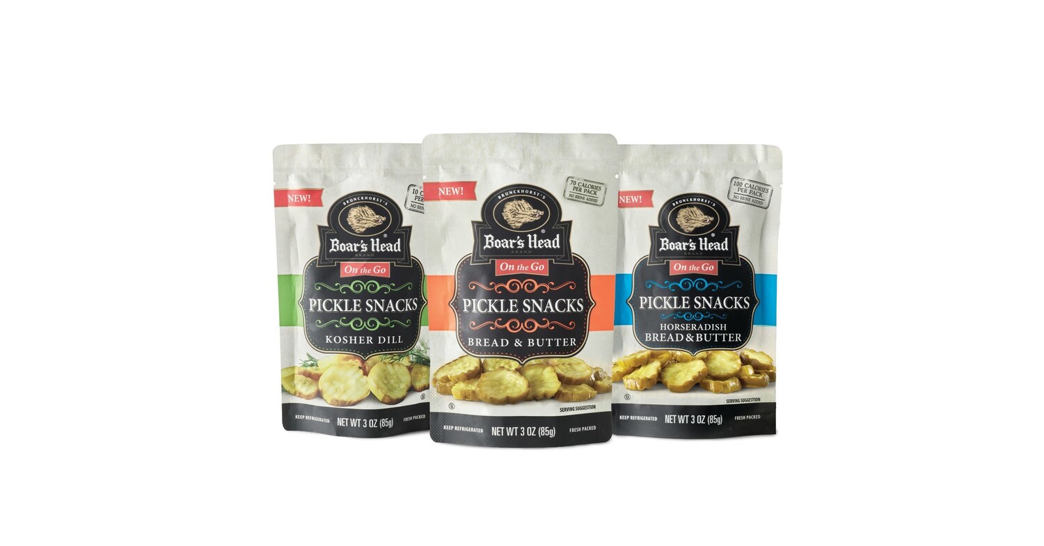 Boar's Head® Introduces Pickle Snacks: A Premium Take on the Growing ...