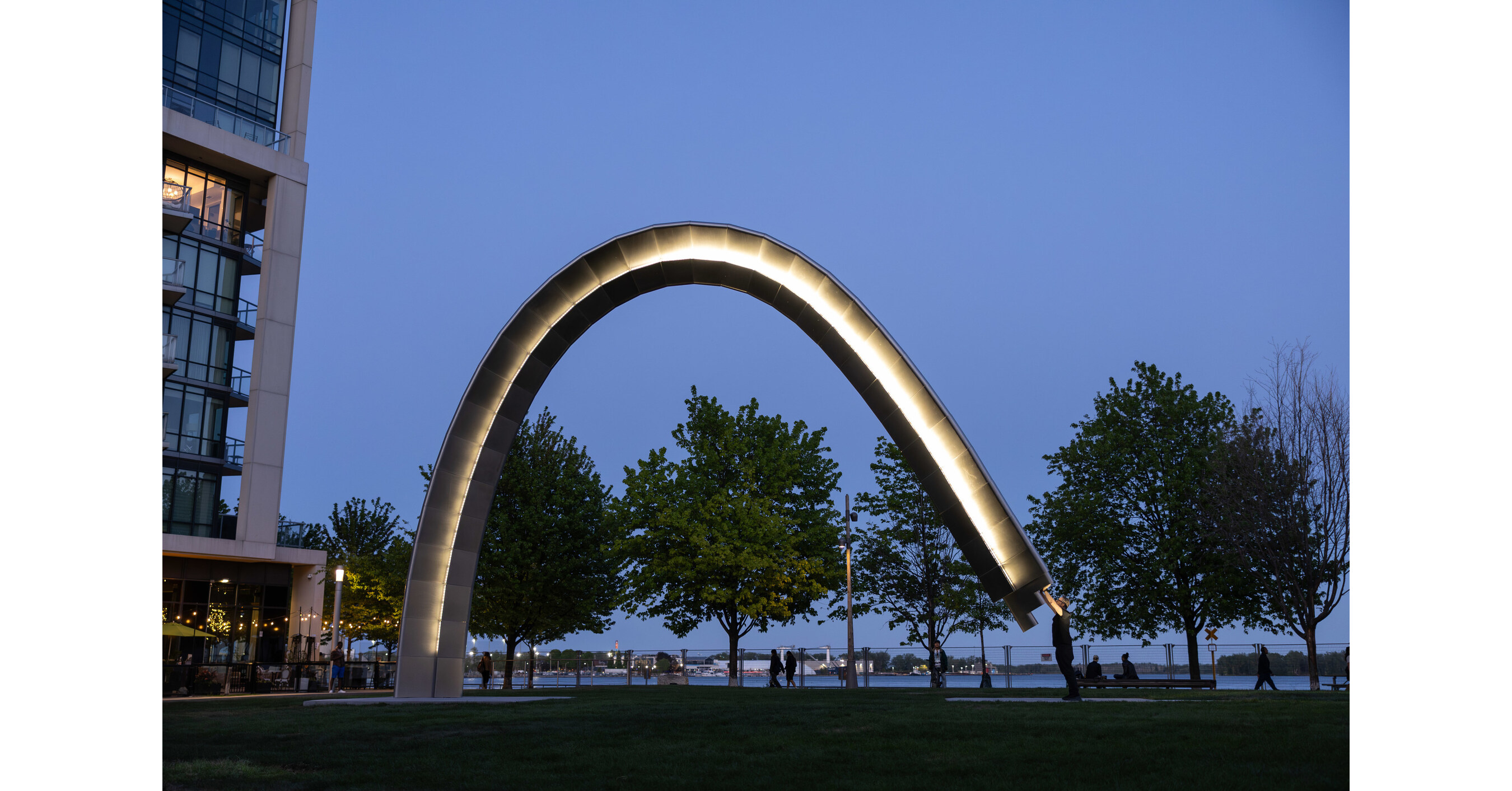 Incomplete by Design: Rafael Lozano-Hemmer's Unfinished Arch Opens at ...