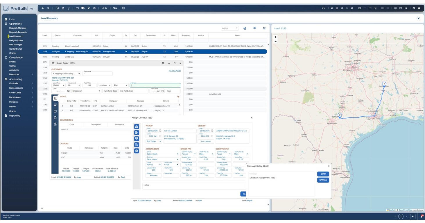 ProBuilt Software Releases ProBuilt TMS, a Browser-Based Transportation ...