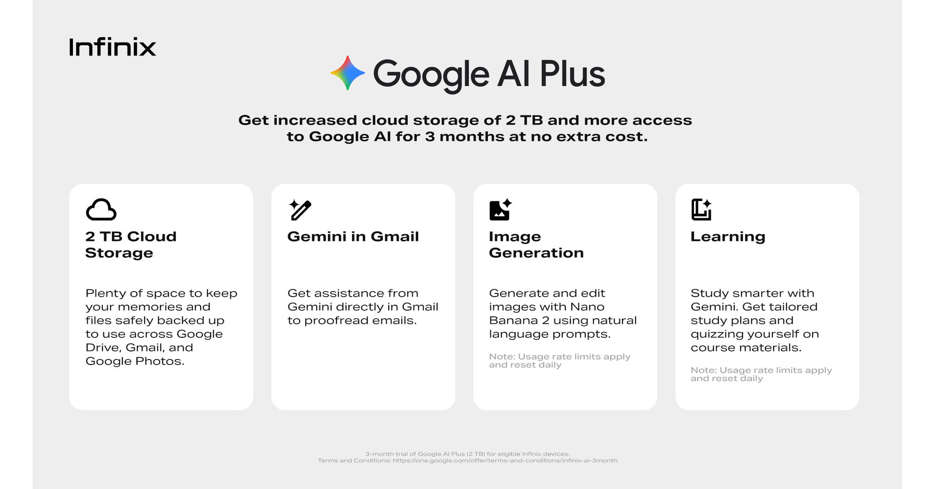 Infinix Users Can Now Get 3 Months of Google AI Plus at No Cost on ...