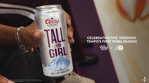 Coors Light Celebrates Toronto Tempo WNBA Partnership with Limited ...