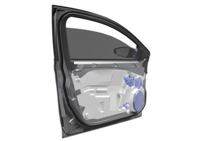 Magna demonstrates lightweighting expertise with ultralight door module