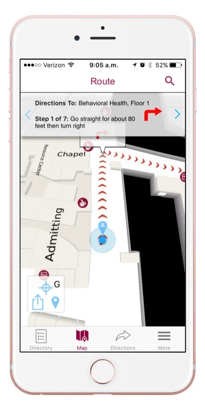 Wayfinding Mobile App Guides Patients, Visitors through Expanded Campus