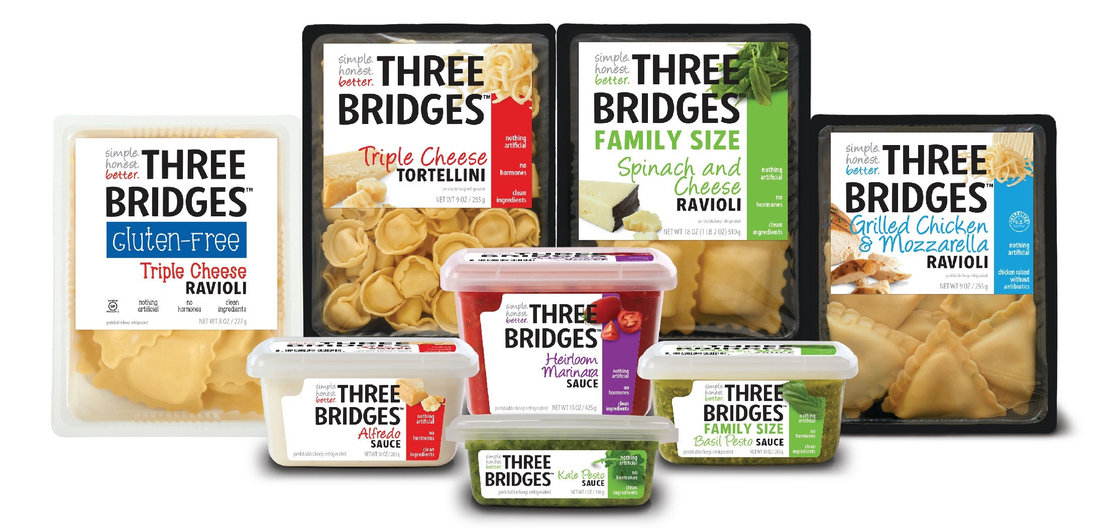 Three Bridges' Rebrand Spotlights Its Simple, Fresh and Honest Meal ...
