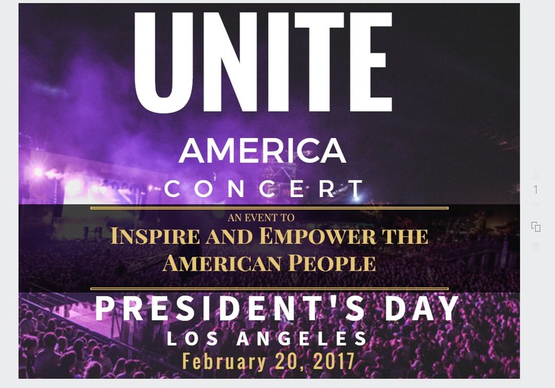 EBA Music Live Presents "Unite America" Presidents Day Concert in Los ...