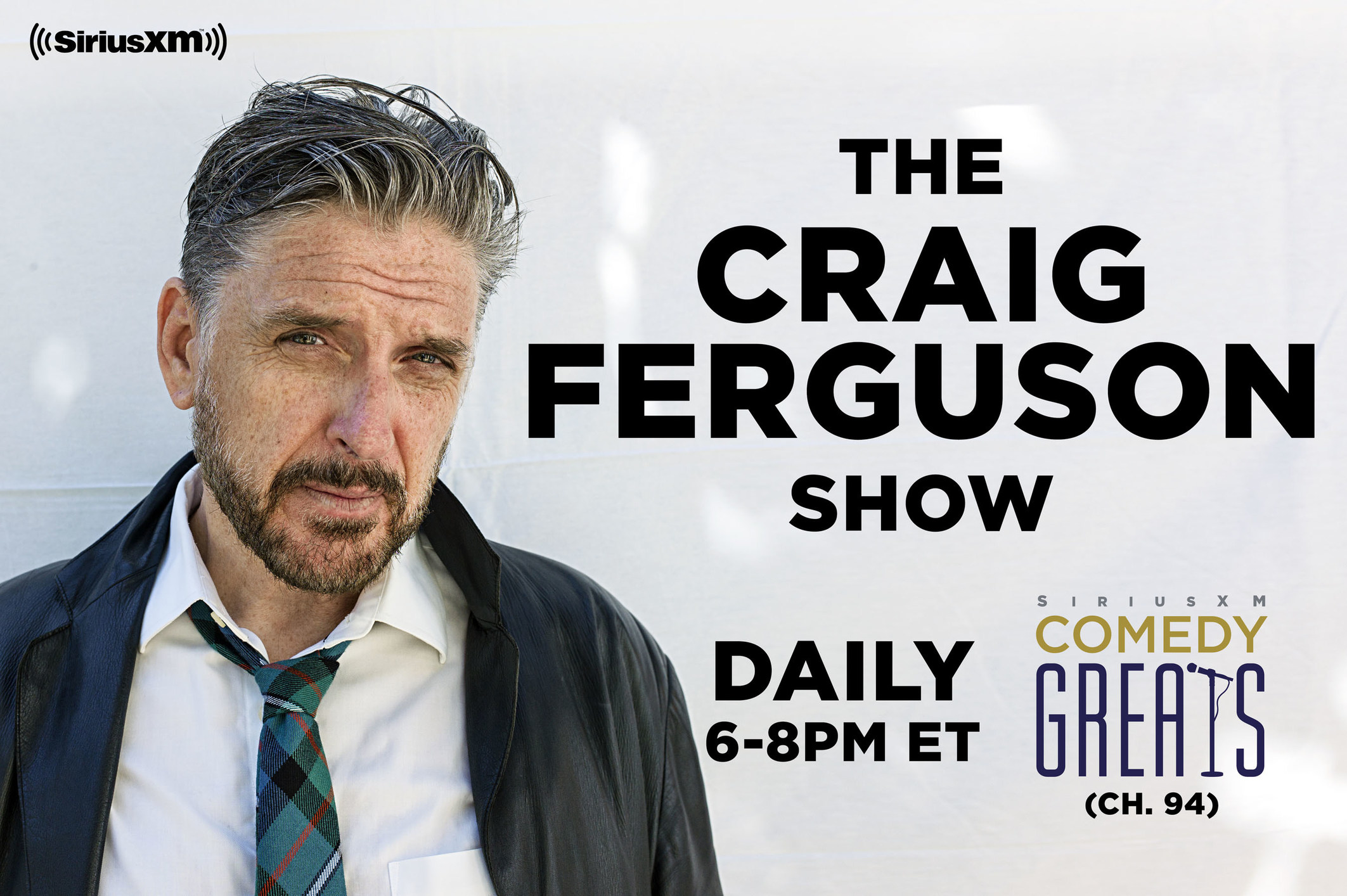 Comedian Craig Ferguson Launches Daily Show Exclusively on SiriusXM