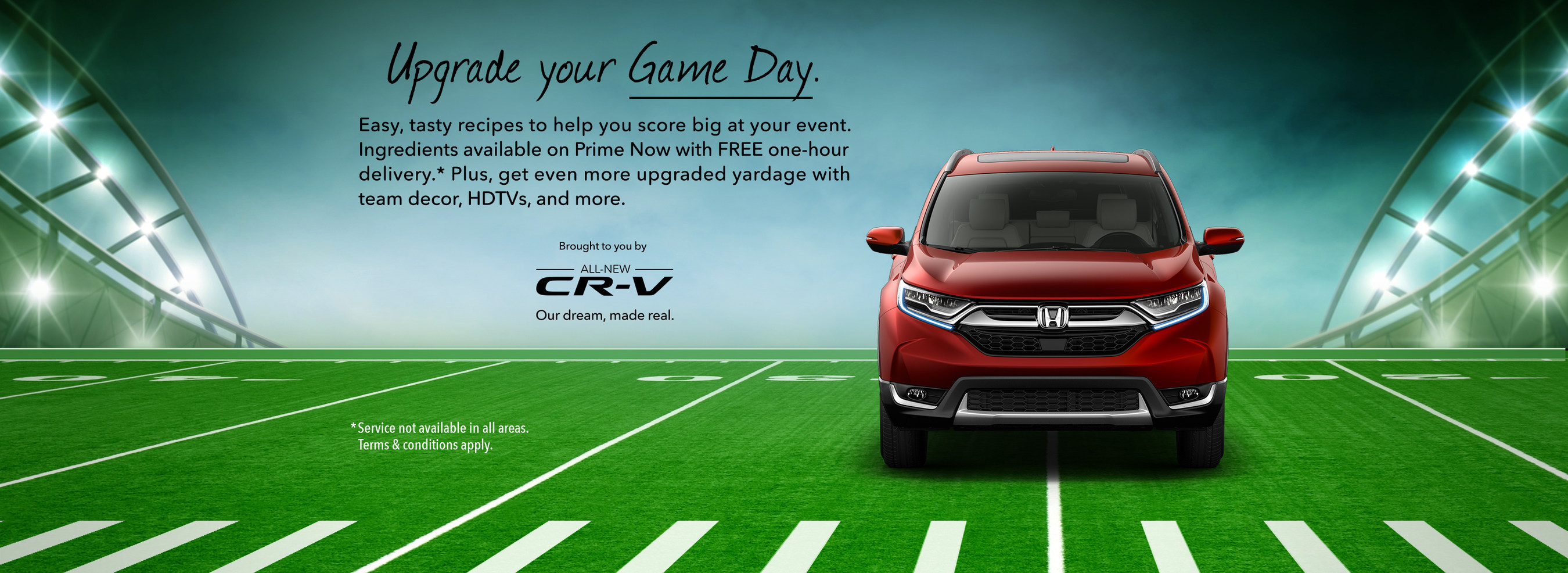 Honda "Upgrade" Offers Tasty Treats During the Big Game