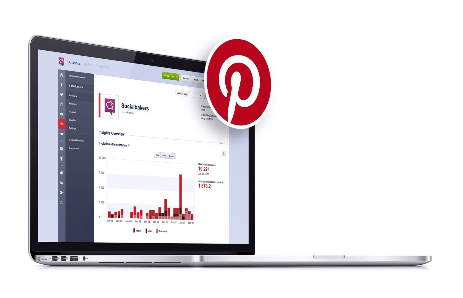 Socialbakers Joins Pinterest Marketing Partners Program