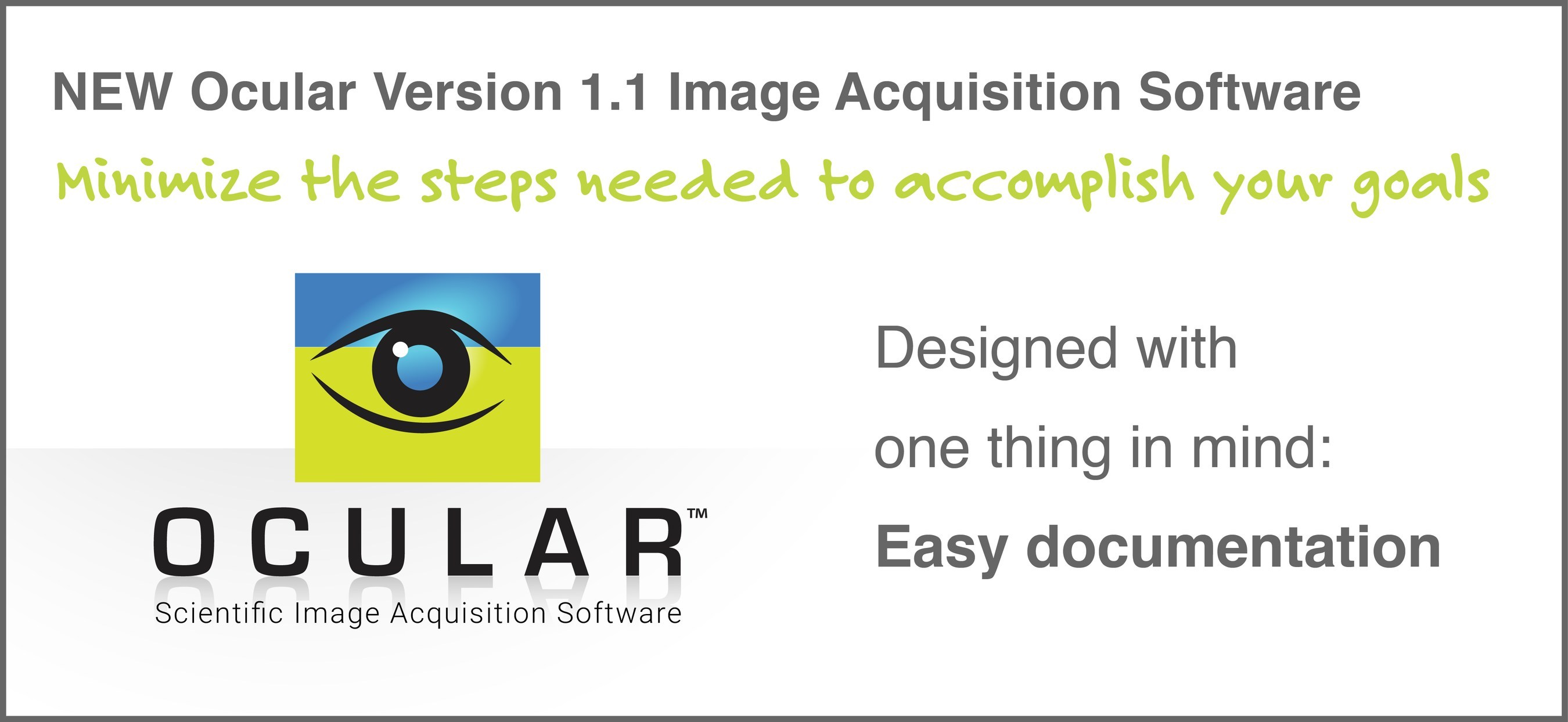 QImaging® Introduces a New Version 1.1 of Its Ocular™ Scientific Image ...