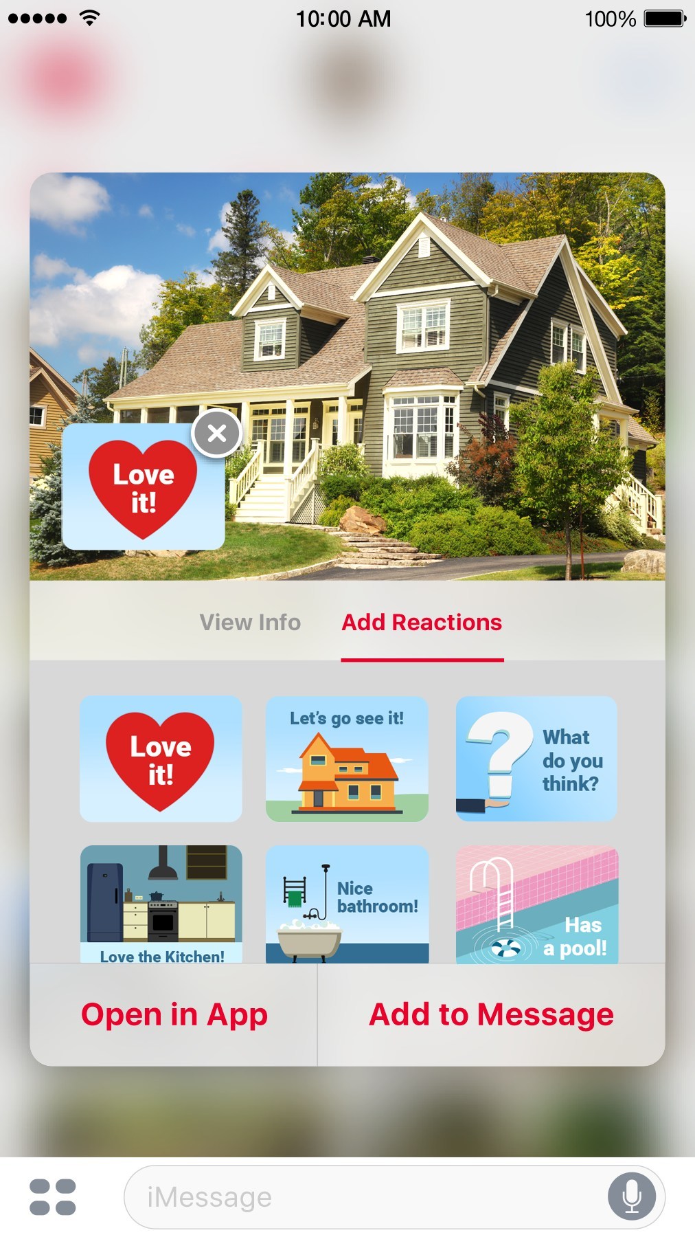Realtor.com® Brings iMessage® Integration to iOS® 10 App With "Reaction ...