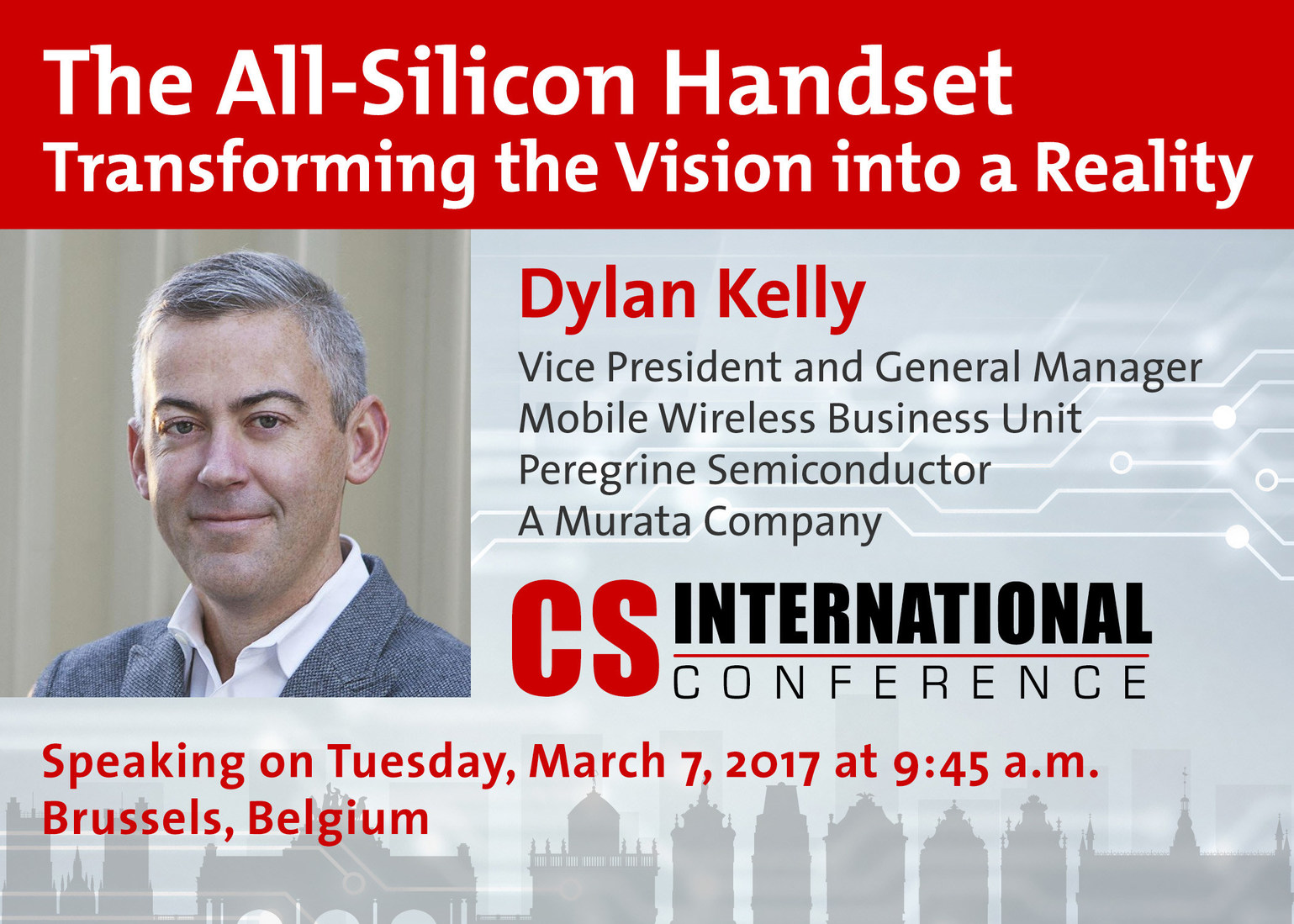 Dylan Kelly To Speak at Compound Semiconductor International Conference