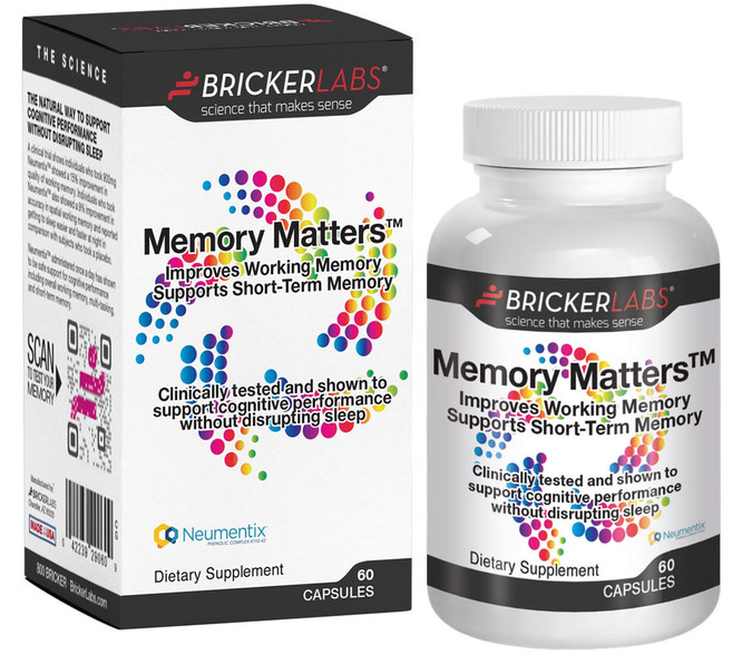 Memory Matters® With Neumentix™ From Bricker Labs is a Top Three ...