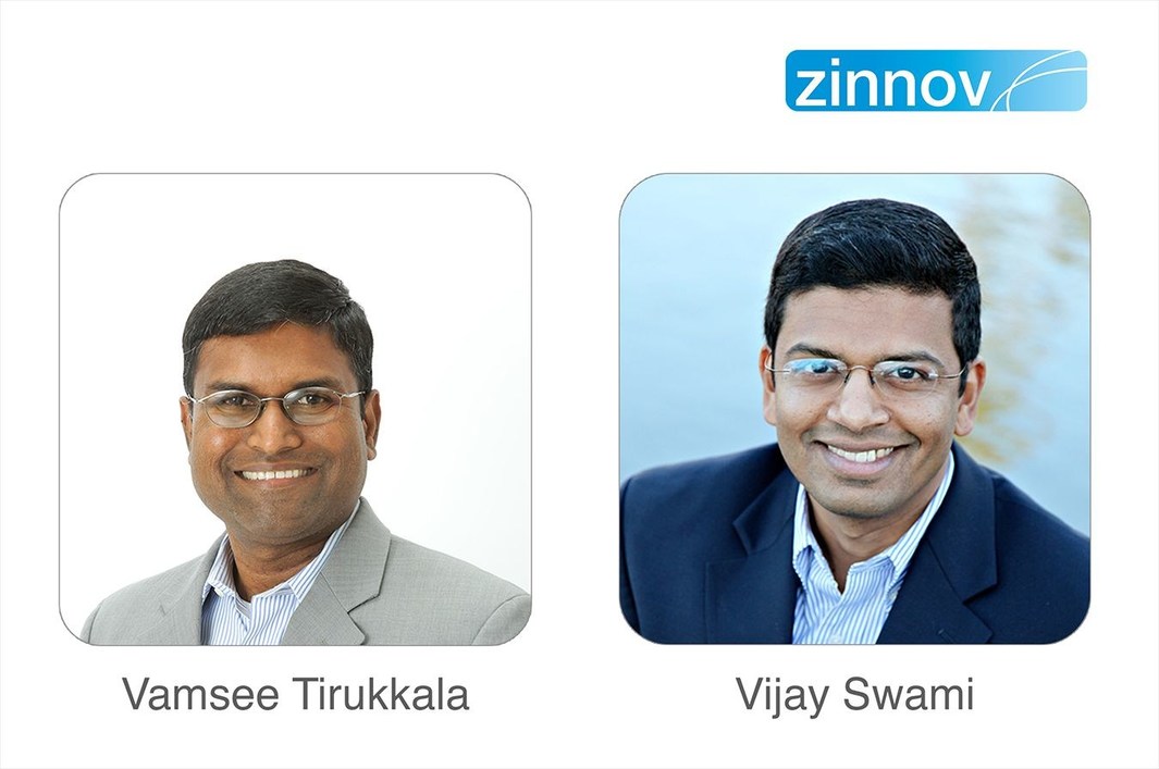 Co-founders Vijay Swami and Vamsee Tirukkala Rejoin Zinnov