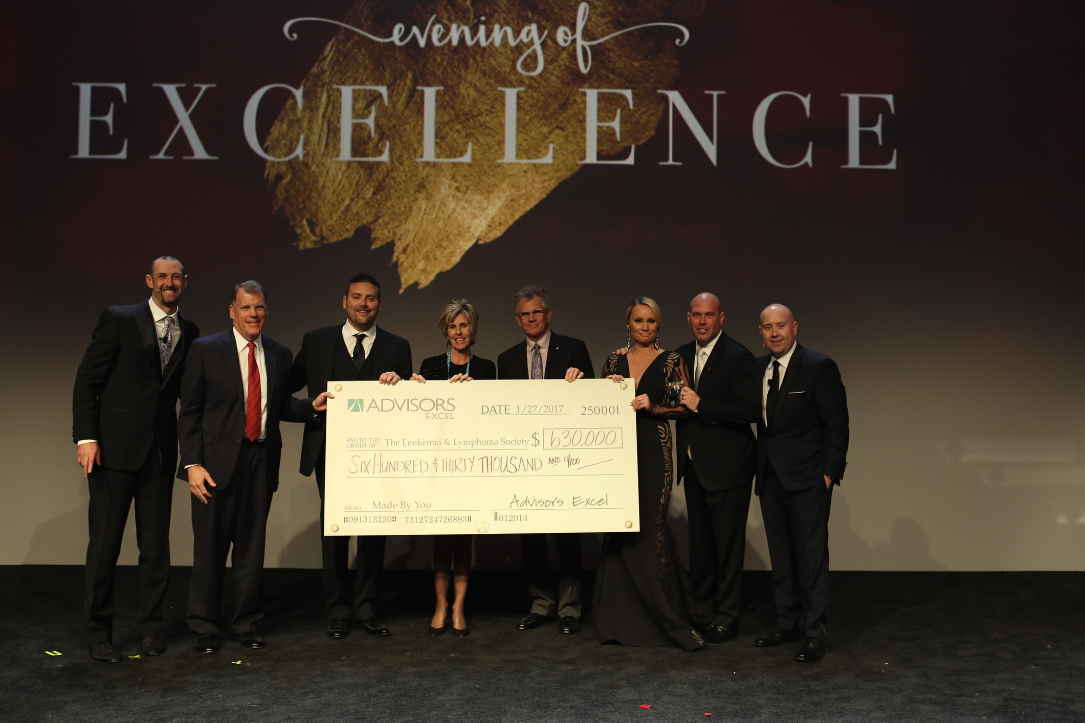 Advisors Excel Event Raises $630,000 for The Leukemia & Lymphoma Society