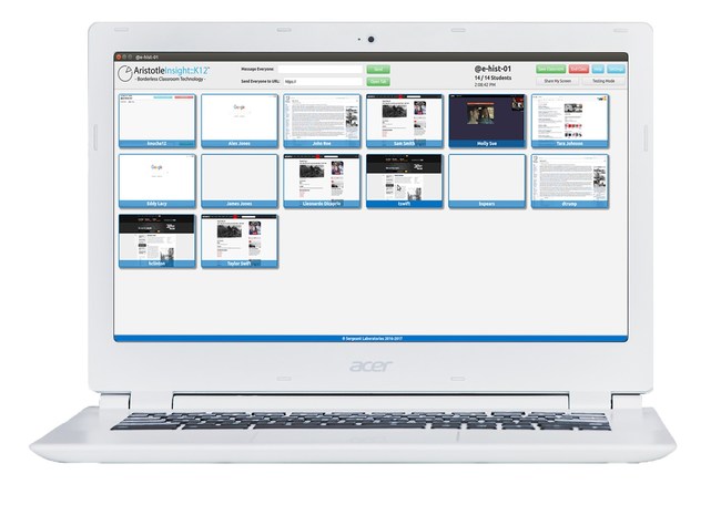 AristotleInsight::K12™ Classroom Management Now Includes Teacher Controlled Browsing