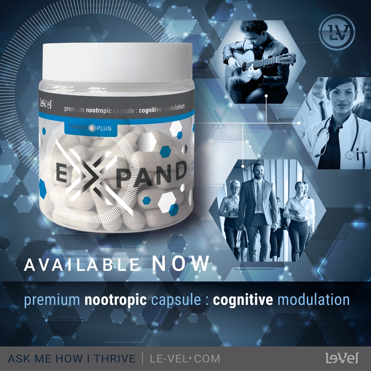 Le-Vel's new premium nootropic capsule designed to support, optimize ...