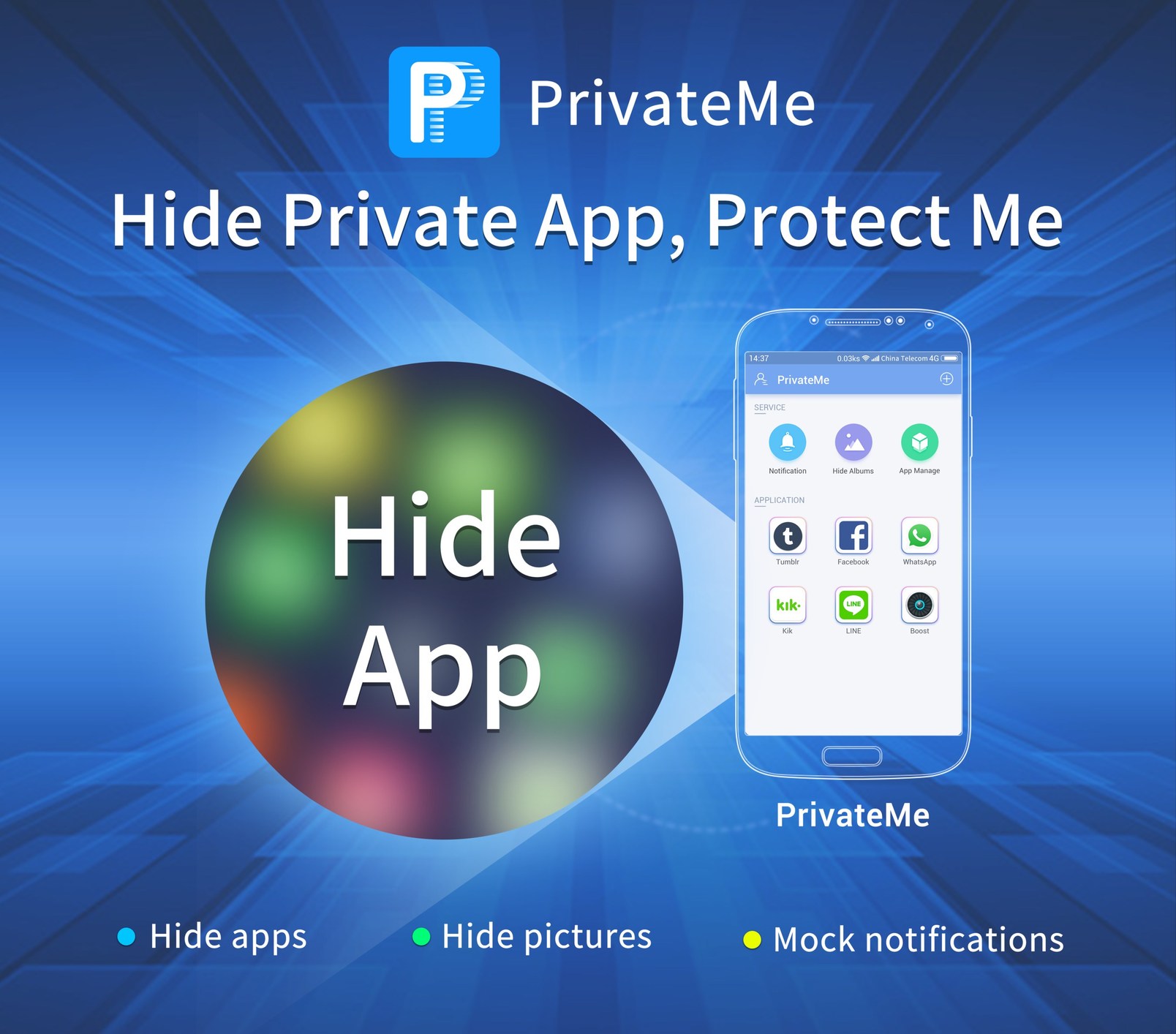 TRIGTECH: Hide Apps in PrivateMe, a New Solution for Better Privacy ...