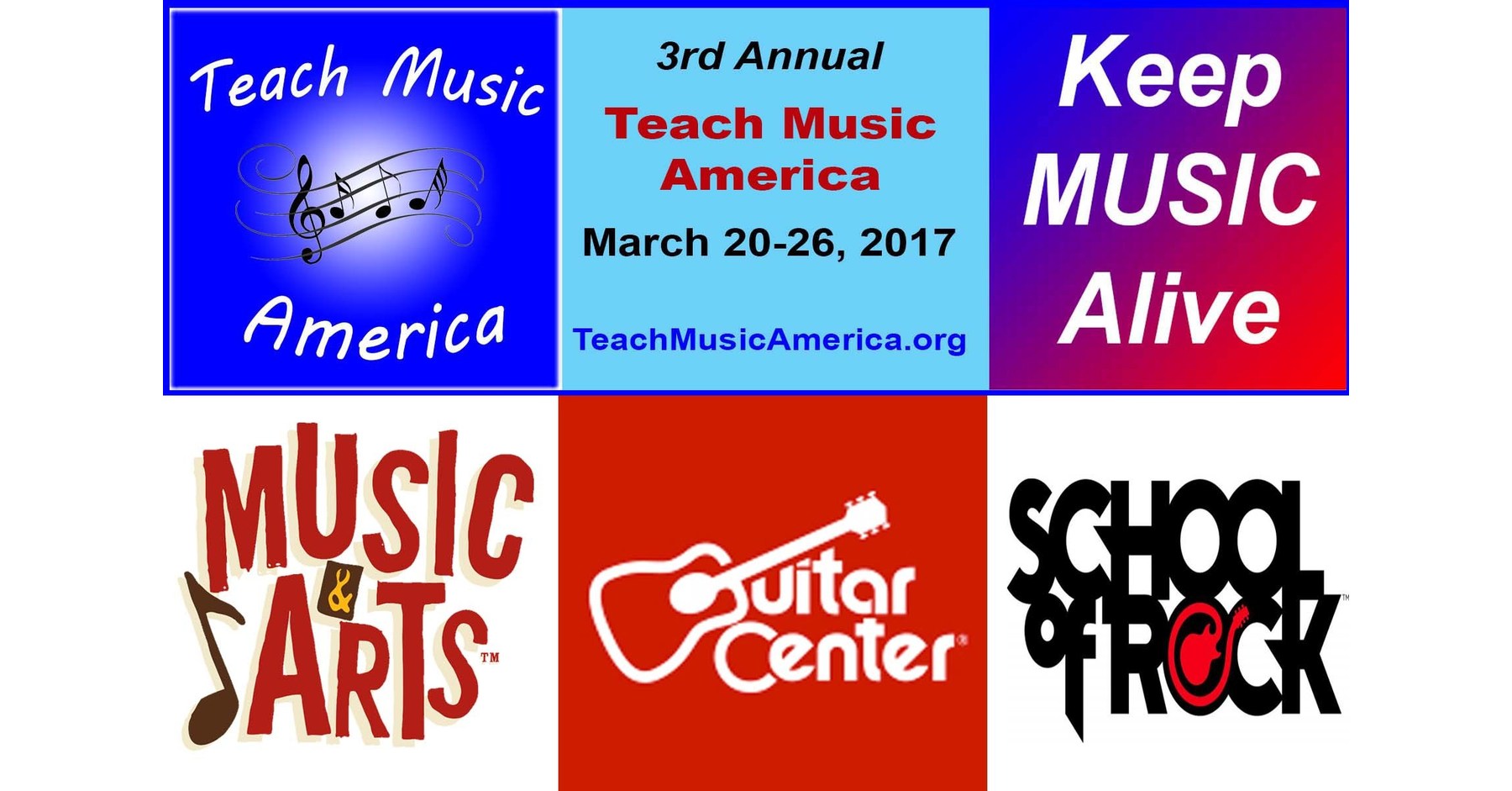 3rd Annual Teach Music America Week - March 20-26