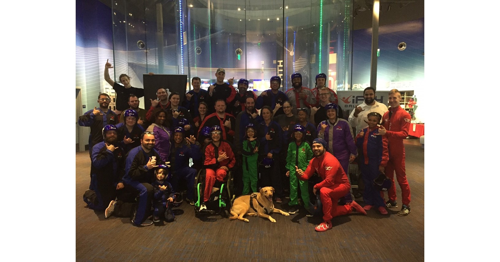 Wounded Warrior Project Veterans Defy Gravity at Connection Event