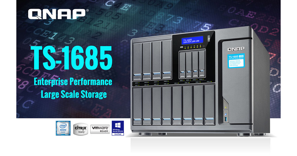 QNAP Ushers into the Channel New TS-1685 "Super NAS" for Enterprise ...