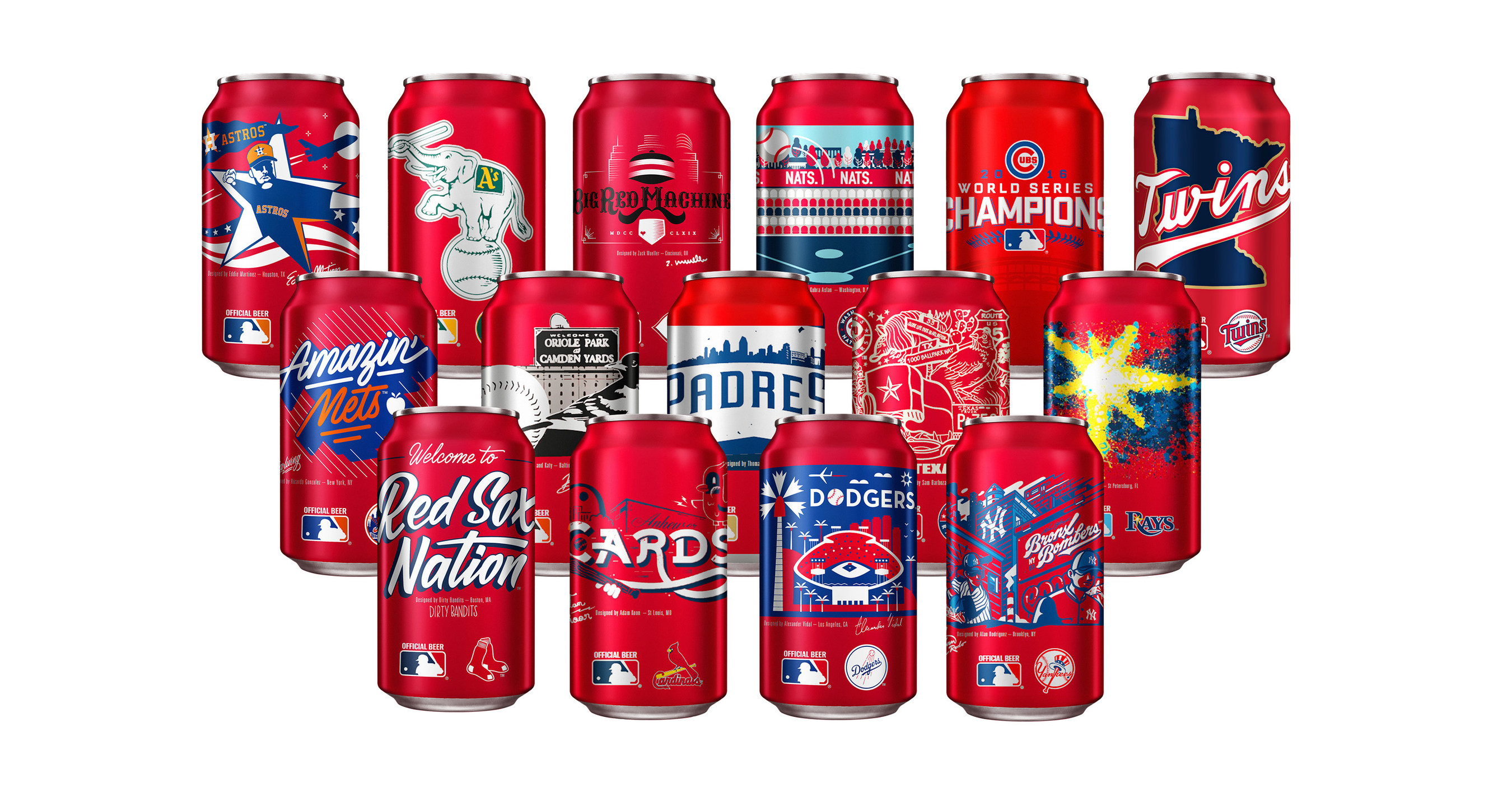 Budweiser Releases Locally-Inspired Team Cans to Celebrate America's ...