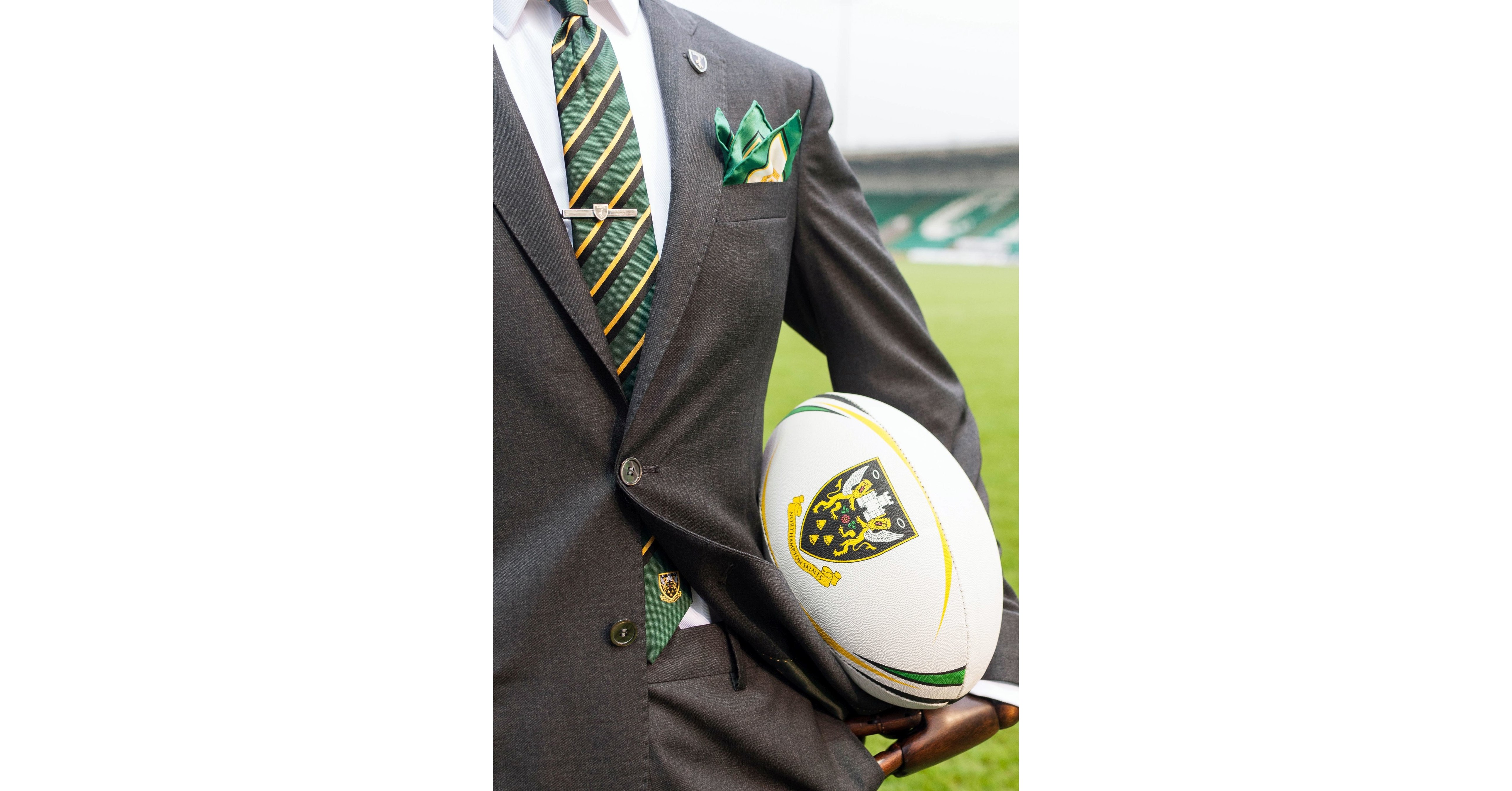 Hawes & Curtis Dresses Northampton Saints in Classic British Style
