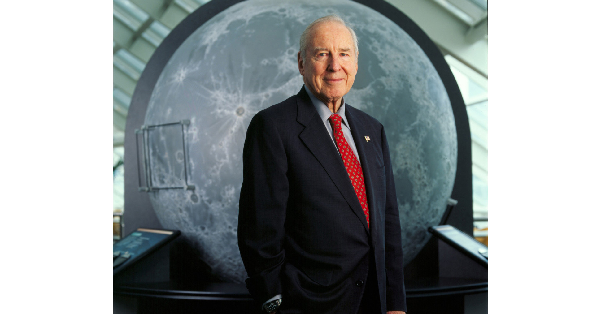 NASA Legend and Apollo 13 Commander Captain James Lovell Holds News ...