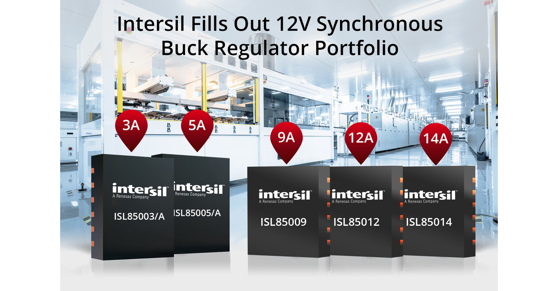Intersil Fills Out 12V Synchronous Buck Regulator Portfolio