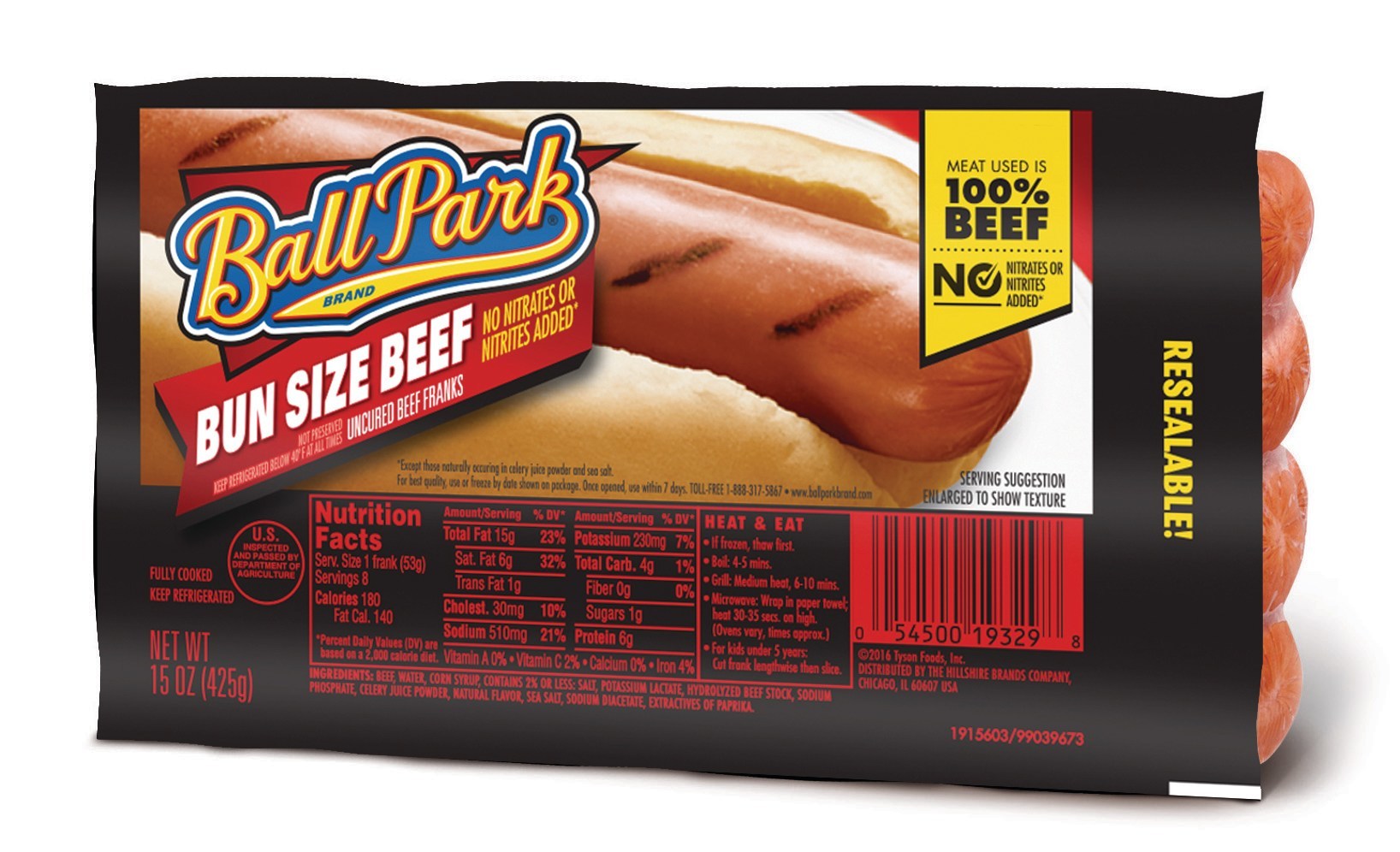 Ballpark All Beef Franks Nutrition | Besto Blog