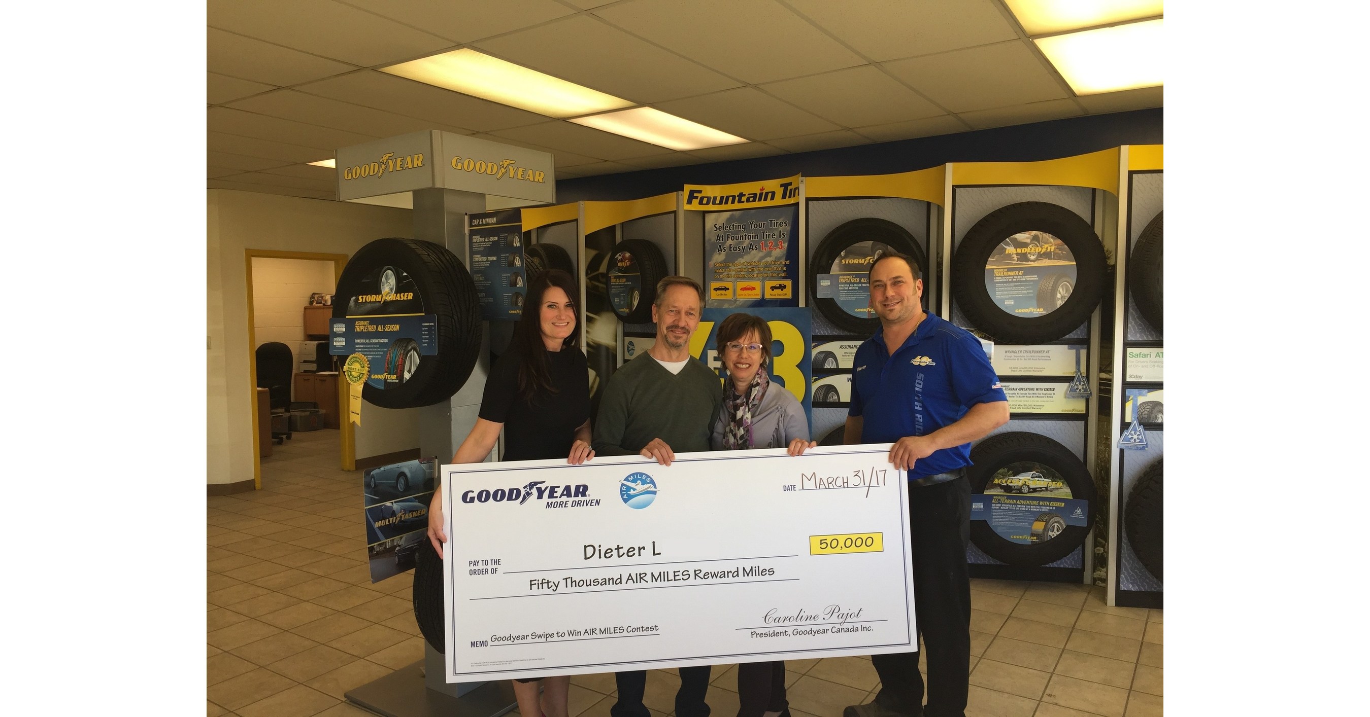 Goodyear Canada Inc. Announces the Winner of its 50,000 AIR MILES ...