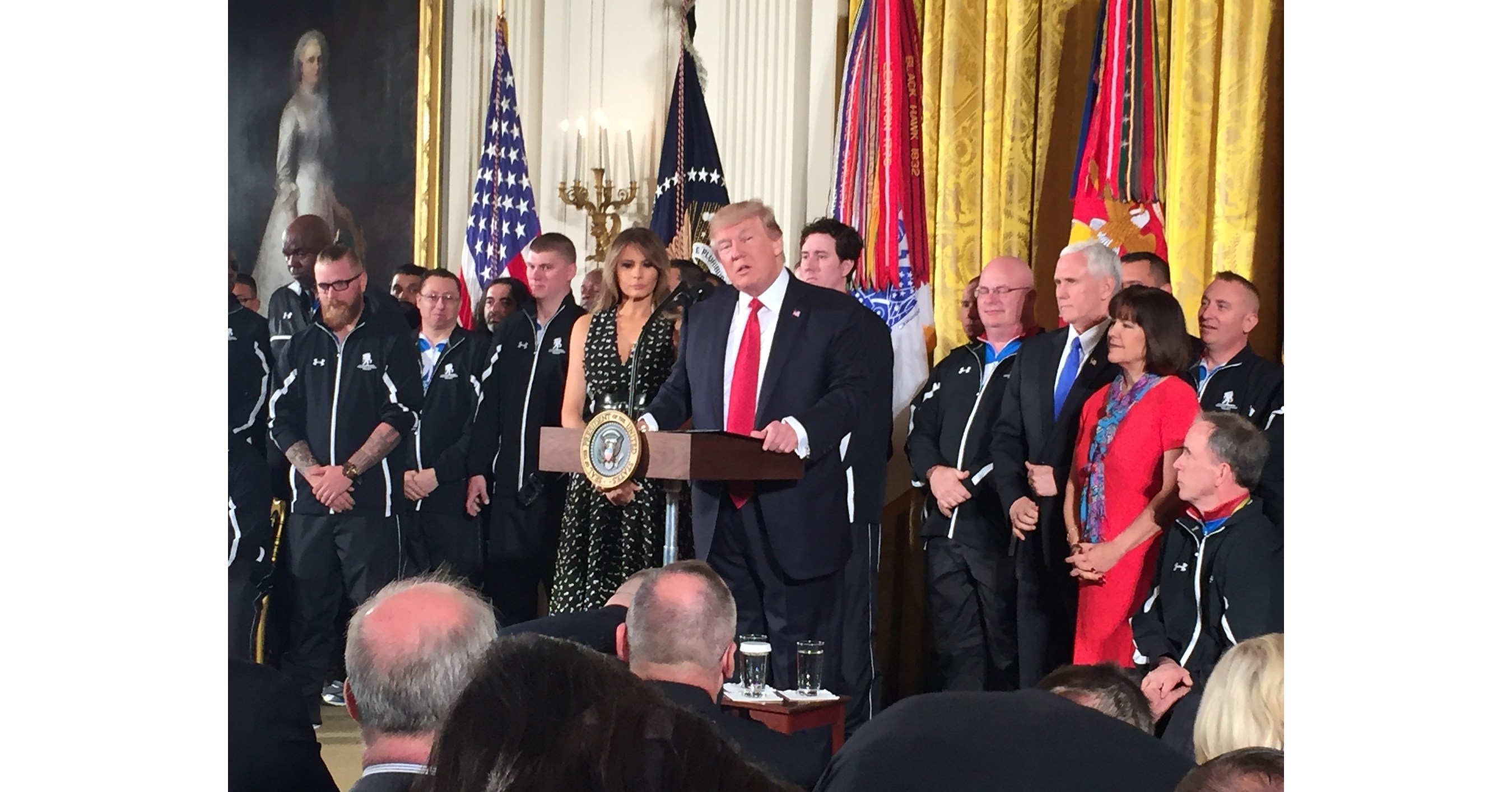 Trump Hosts Wounded Warrior Project Veterans at White House for Soldier ...