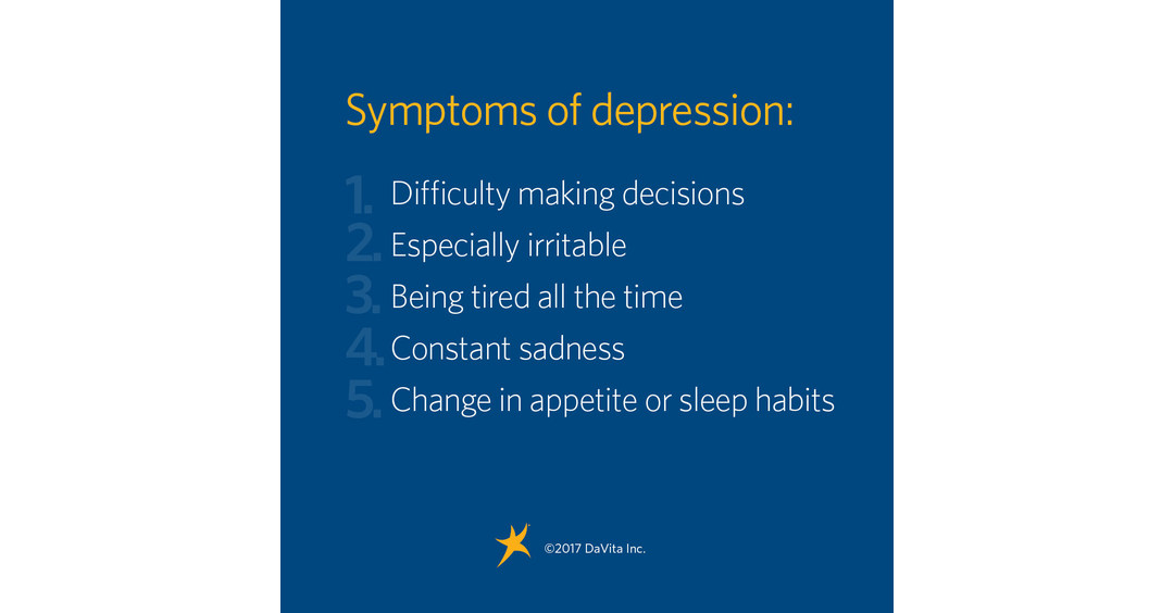 DaVita Joins Global Conversation to Address Depression for World Health Day