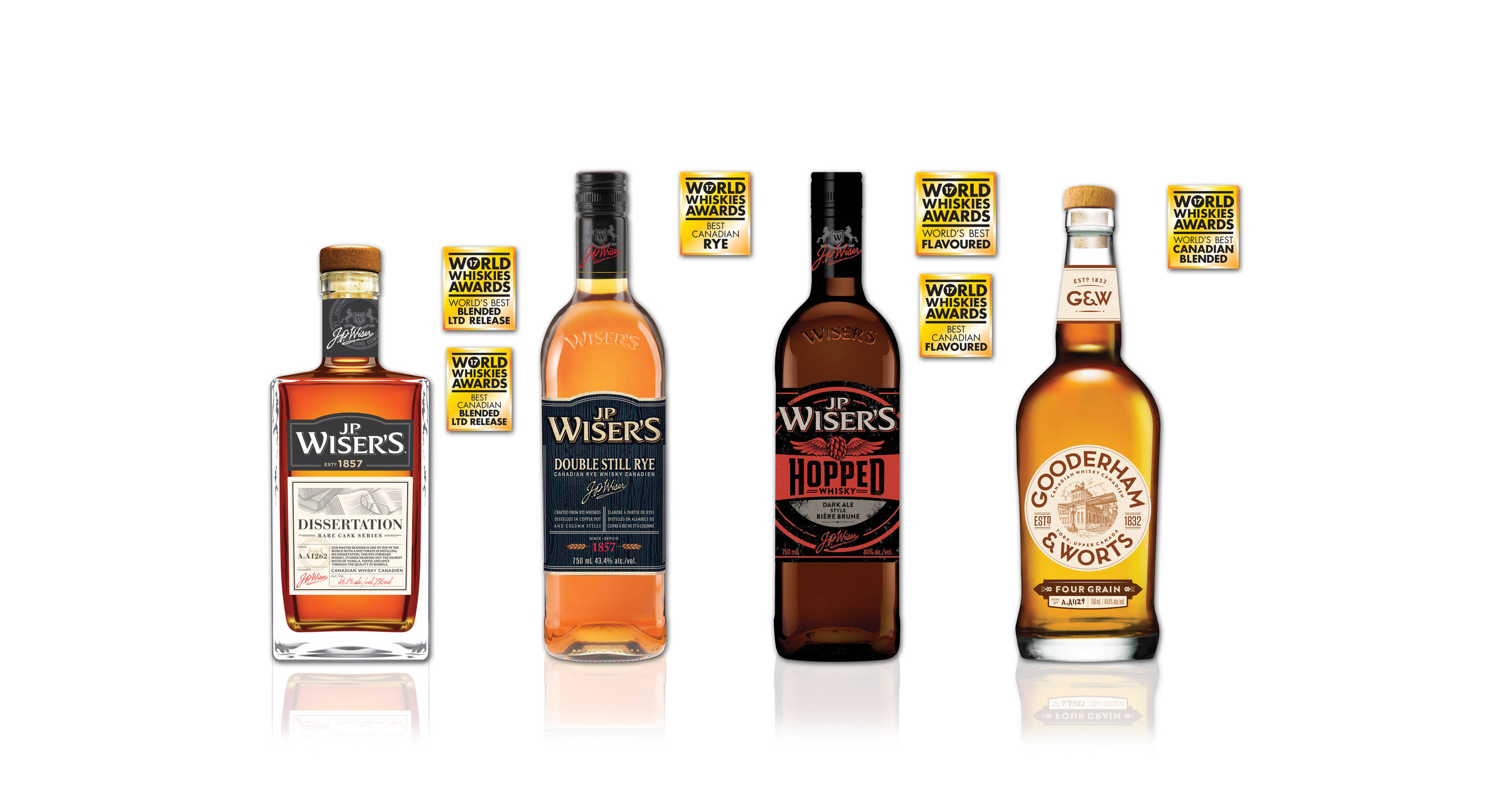 Corby's Canadian whiskies achieve international recognition at the ...