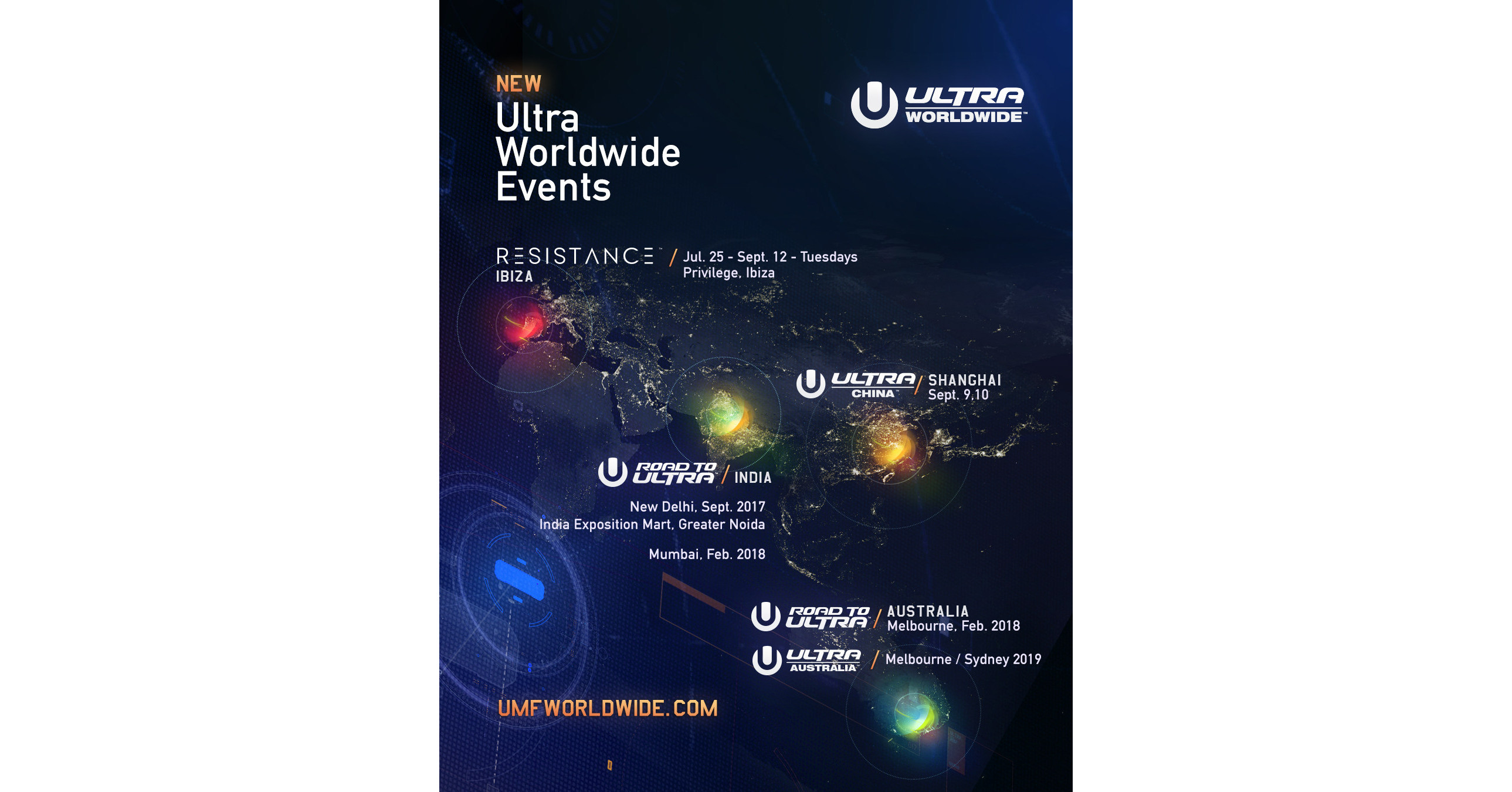 ULTRA Worldwide Adds Australia, China, Ibiza and India to Global Calendar