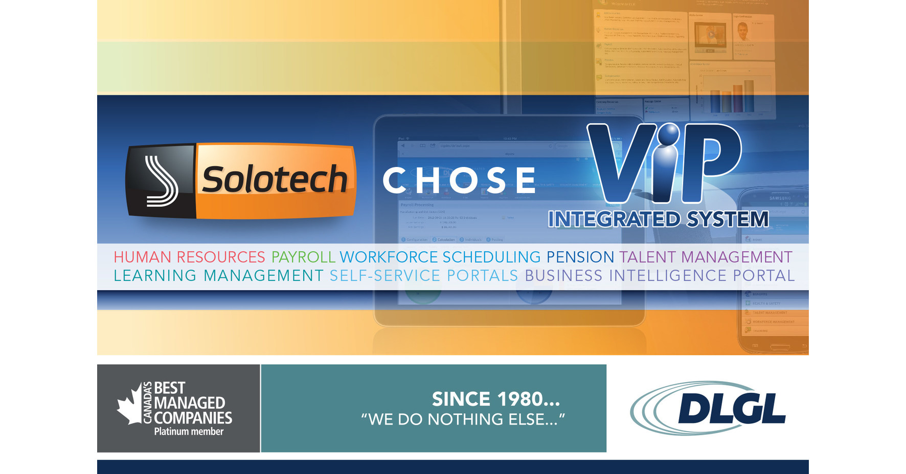 Solotech selects DLGL's VIP HCM Software Solution for Canada and USA ...