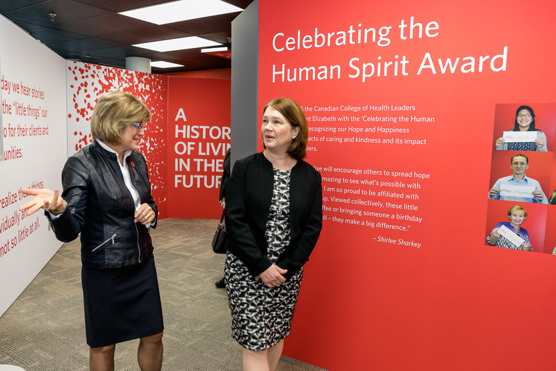 Canada's Minister of Health gets a healthy dose of hope and happiness